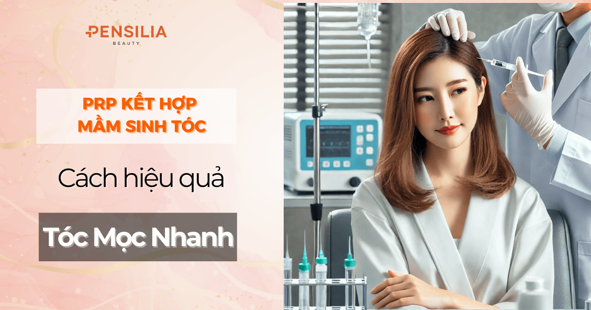 Giúp tóc mọc nhanh với phương pháp PRP kết hợp mầm sinh tóc - Pensilia ...